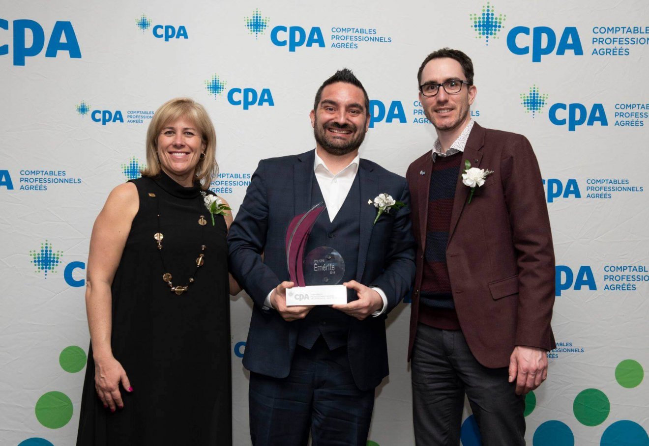 Patrick Benjamin reçoit le Prix CPA Émérite • Néo UQTR