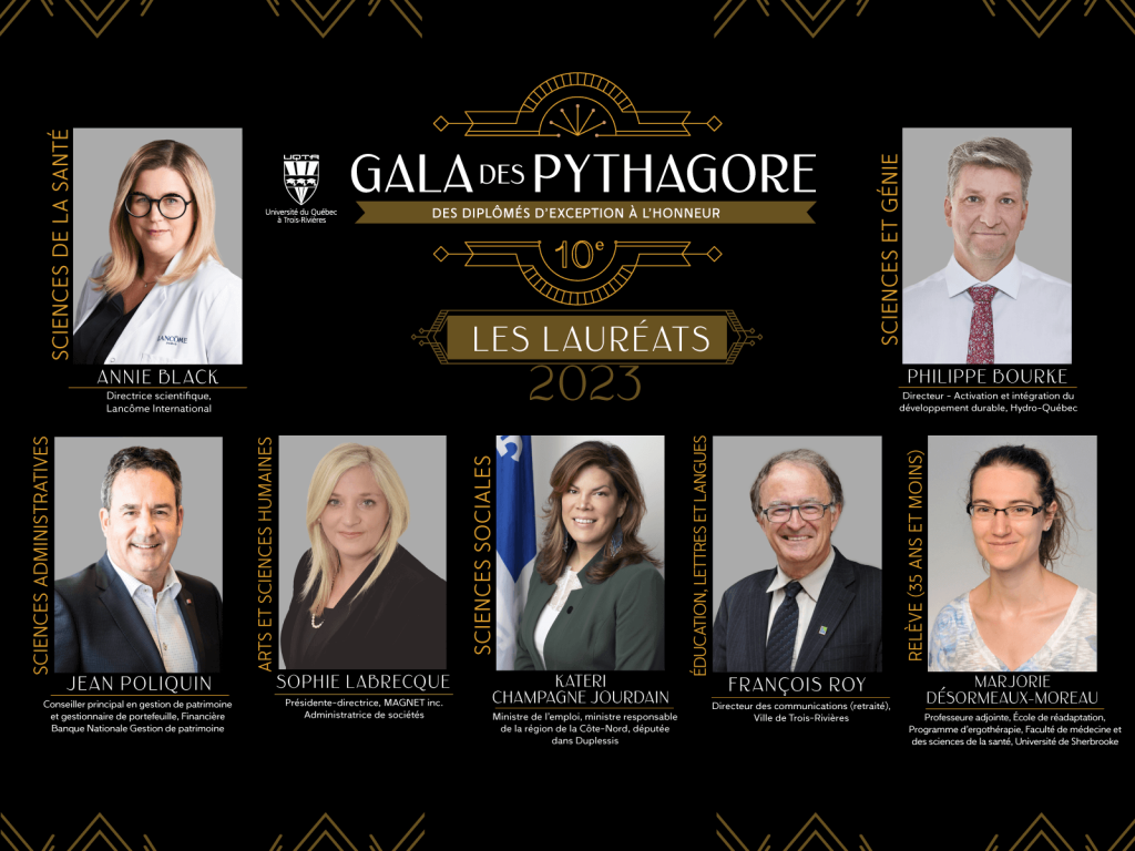 Hommage mérité pour sept diplômés exceptionnels • Néo UQTR